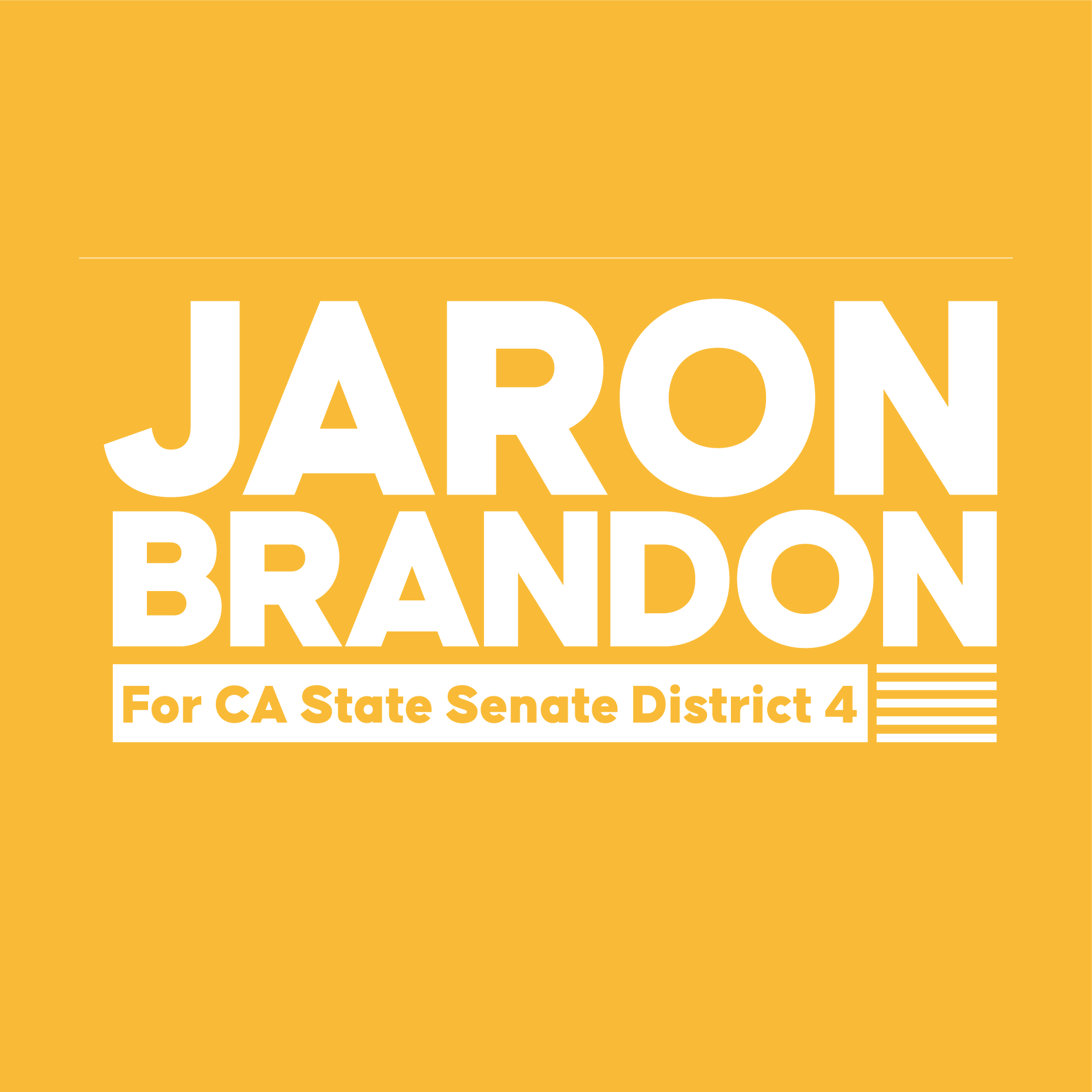 Home - Vote Jaron Brandon for CA Senate